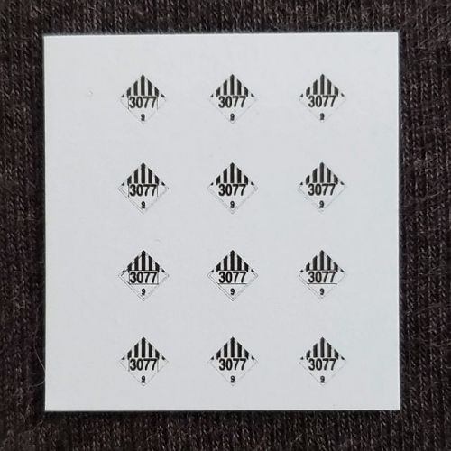Custom UN 3077 HO scale Decals - Model Railroad Tips Shop